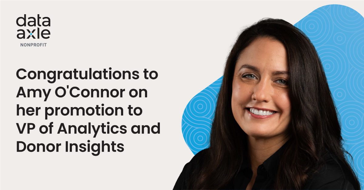 Amy O’Connor Takes the Helm as VP of Analytics and Donor Insights